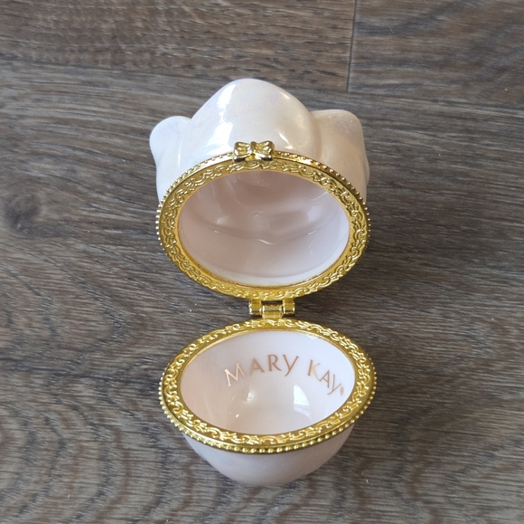 Storage & Organization | Vintage Mary Kay Rose Trinket Box Porcelain ...